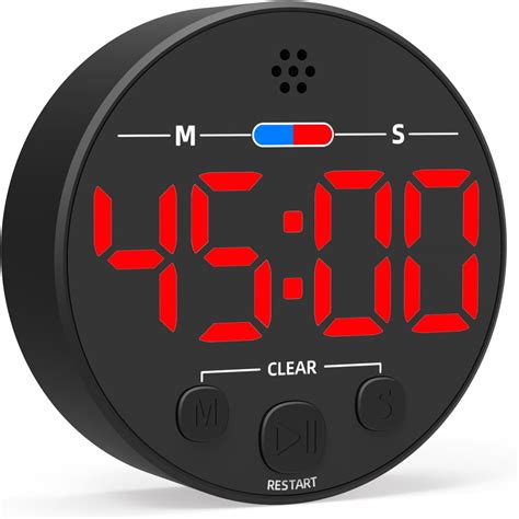 Reacher 16 5 Large Digital Wall Timer Clock With Countdown Timer Auto Dimmer