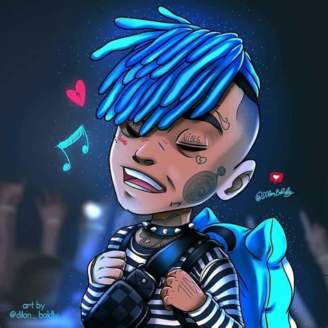 Xxxtentacion Cartoon Wallpapers Top Free Xxxtentacion Cartoon