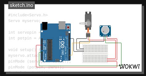 Servo Pot Copy Wokwi Esp32 Stm32 Arduino Simulator