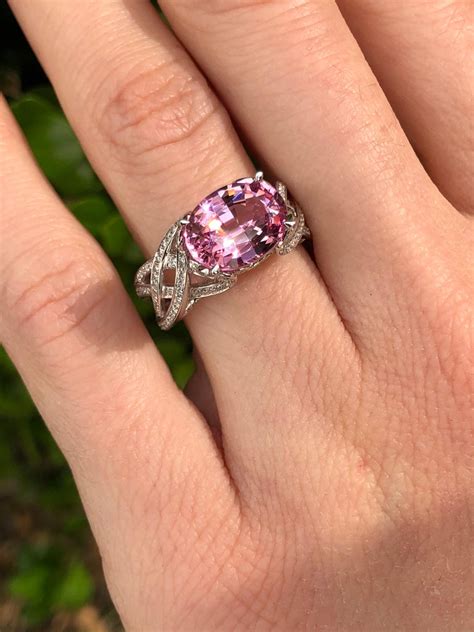 Pink Spinel Ring Oval 318 Carats For Sale At 1stdibs