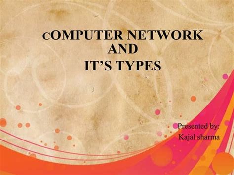 Basics Of Computer Networks Ppt