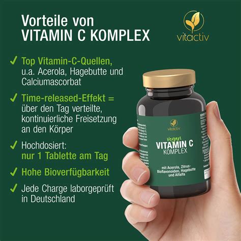 Vitactiv Vitamin C Komplex Tablette Vegan 100 St Shop Apotheke