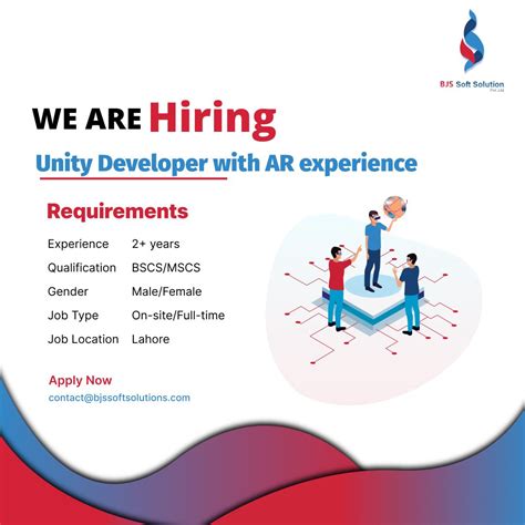 Bjs Soft Solutions On Linkedin Jobopportunity Unitydeveloper