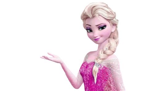 Pink Elsa Frozen Doll With Hand Up Png White In Elsa Doll Cake Doll Cake Topper Frozen
