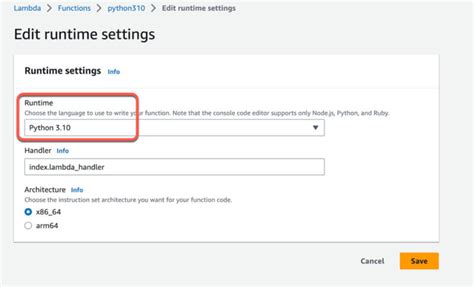 Aws Lambda Adopts Python 310
