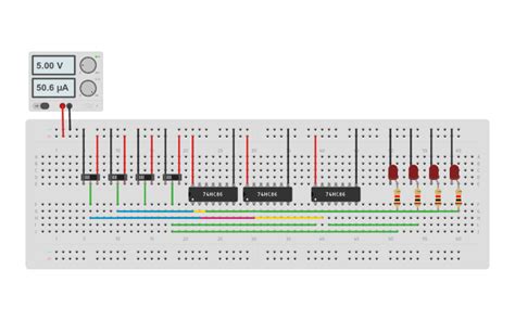 Circuit Design Binary To Gray Code Tinkercad