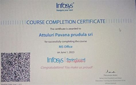 Attuluri Pavana Prudula Sri On Linkedin Hey Connections Here Is My Ms Office Certificate By