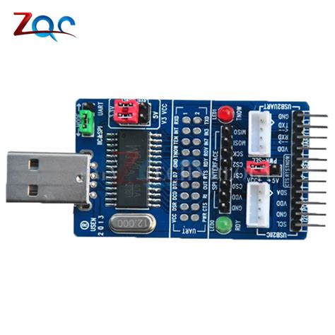 All In 1 Ch341a Usb To Spi I2c Iic Uart Ttl Isp Serial Adapter Module