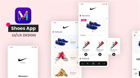 Nike Shoes Ui Ux App Design Mockup Prototype Youtube