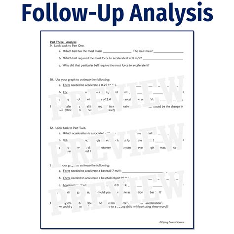 Newton S Nd Law Activity Calculate And Graph F MA Flying Colors Science