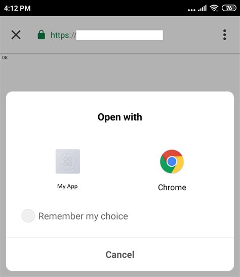 Android How To Automatically Redirect From Chrome Custom Tab Back To