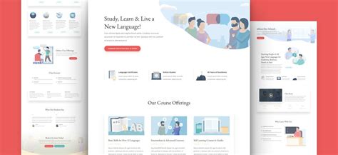Language School Layout Pack Elegant Divi Layouts Language School Layout Pack Elegant Divi Layouts