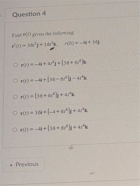 Solved Find R T Given The Following Chegg