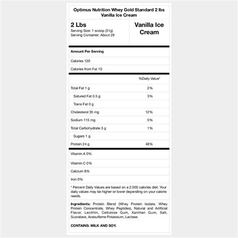 Gold Standard Whey 2 Libras Muscle Nutrition