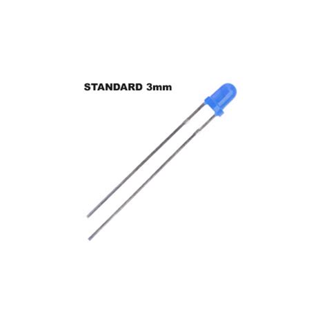 Buy Mm Blue LED Diffused Pack Of Online At Techtonics In