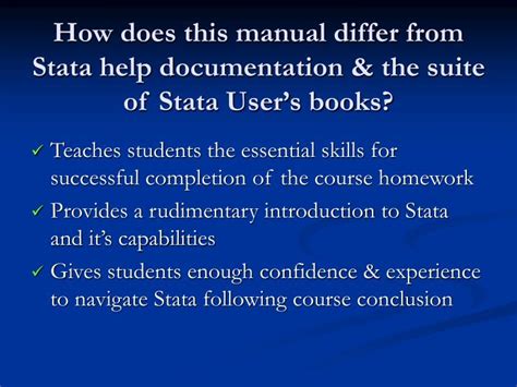 PPT Using Teaching Stata In A Semester Length Introduction To