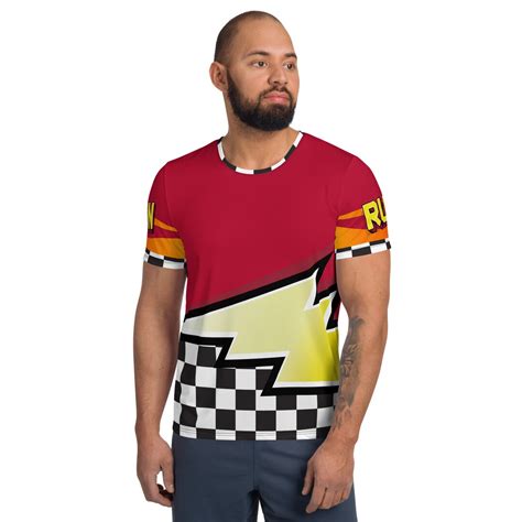 Lightning Fast Running Costume Mens Athletic T Shirt Etsy