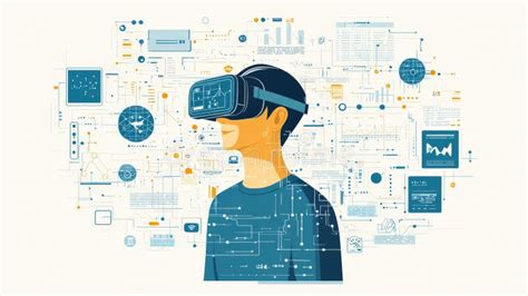 Immersed In A World Of Data Exploring Virtual Reality Stock