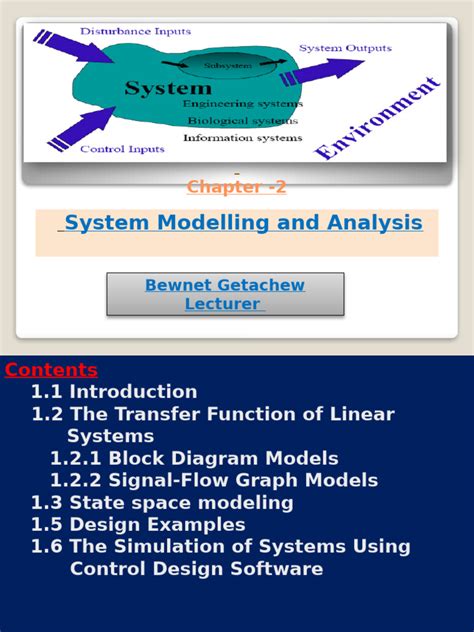 Chapter 2 Mathematical Modeling Of Control System Pdf Control Theory Mathematical Model