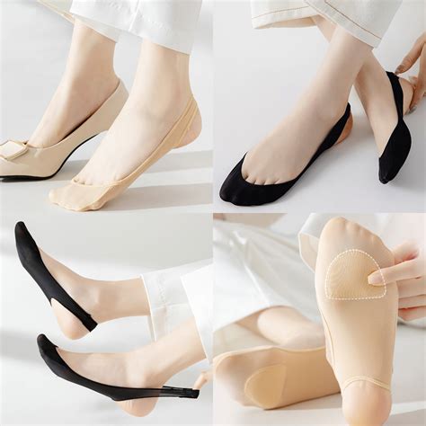 루즈루나주얼리 하이힐 통증 여자 앞 발바닥 앞꿈치 보호 쿠션 고리 덧신 2켤레