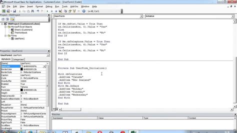 Excel Userform Data Entry Vba 5 Listbox Youtube