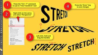 The 4 Best Ways To Stretch Text In Photoshop