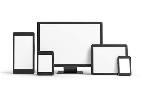 Multiple Responsive Screen And Mobile Devices Mockup Created With