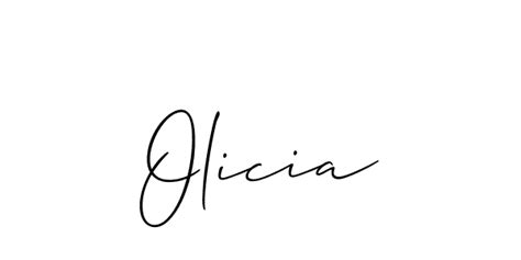 85 Olicia Name Signature Style Ideas Ideal Autograph