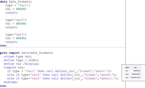 How To Handle Different Date Formats When I Transpose A Table Sas Support Communities
