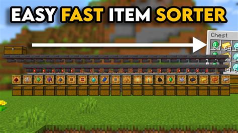 Best Item Sorter For Minecraft 1 21 Minecraft Automatic Items Sorter Java And Bedrock Youtube