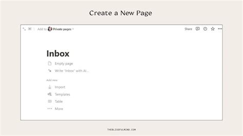 How To Create A Gtd Inbox System In Notion Fitflare