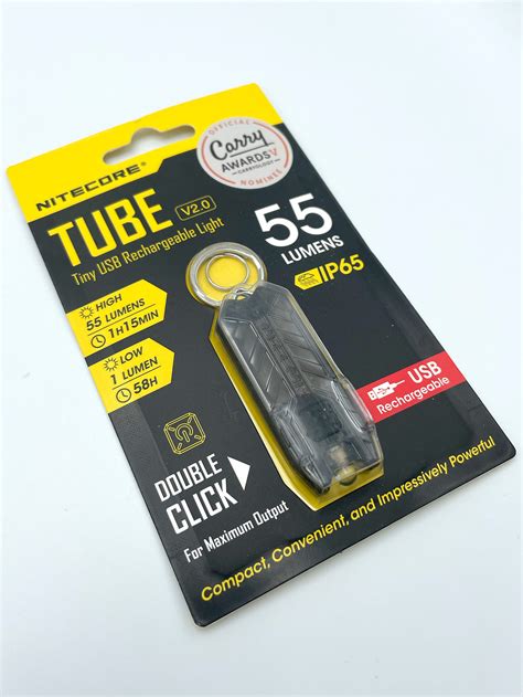 Nitecore Tube V2.0 USB Rechargeable Light - New! - Backpacking Light