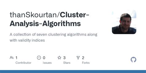 Github Thanskourtancluster Analysis Algorithms A Collection Of