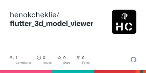 Github Henokcheklieflutter3dmodelviewer