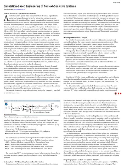 simulation based engineering of context sensitive systems pdf