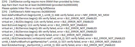 Nrf52832 Insufficient Sram For Softdevice · Issue 412 · Adafruitadafruitnrf52arduino · Github