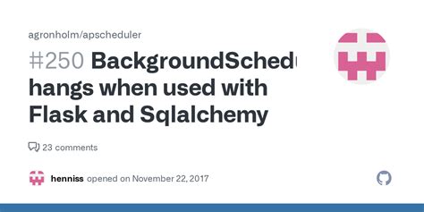 Backgroundschedulergetjobs Hangs When Used With Flask And