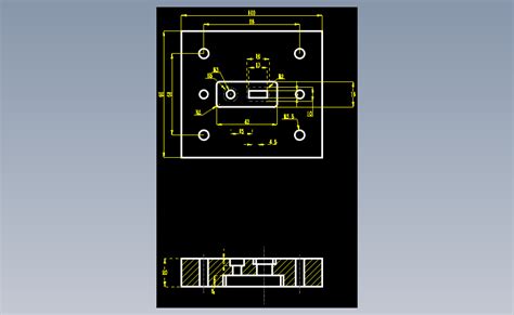 冲孔落料倒装复合模毕业设计 AutoCAD 2007 模型图纸下载 懒石网