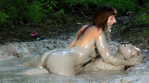 Lesbian Mud Fucking