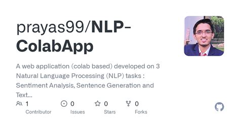 Nlp Colabappnlpwebappipynb At Main · Prayas99nlp Colabapp · Github
