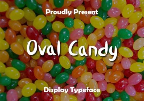 Oval Candy Font Font Canyon