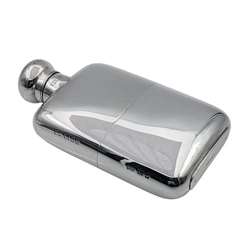 Sterling Silver Flask London 1930 John Surtees London Silver Vaults