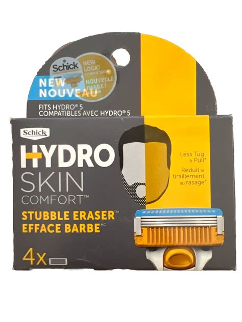 Schick Hydro Skin Comfort Stubble Eraser Razor Refills 4 Cartridges Ebay