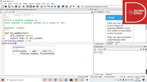 python wap to test whether given letter is a vowel or not youtube