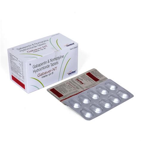 Gabapentin Nortriptyline Strength 100 Mg 10 Mg At ₹ 215 Box In
