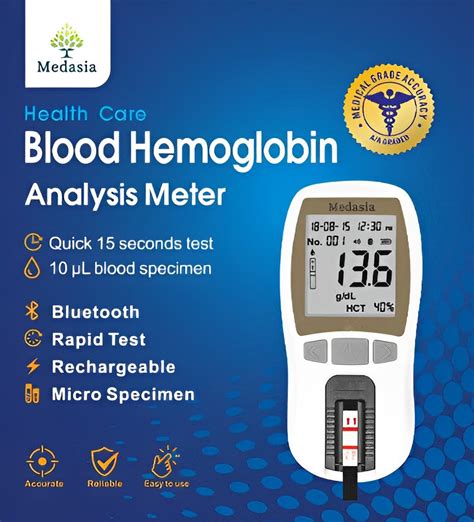 Portable Hemoglobin Meter For Home Use Medasia Healthcare