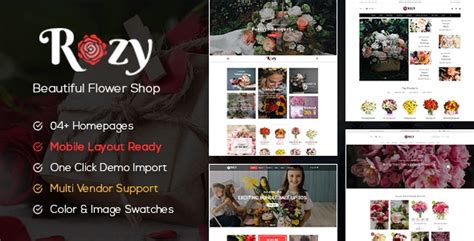 Rozy V1 2 23 花店 Woocommerce Wordpress 主题下载（4 个以上索引 移动端布局已就绪） 芒果运营