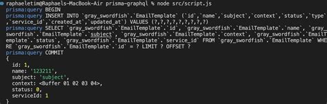 Error With Provided Json Expected Bytes When Creating A Buffer Data · Prisma Prisma