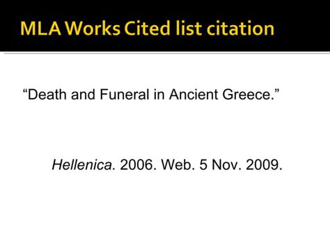 Using Visuals In An Mla Paper Ppt