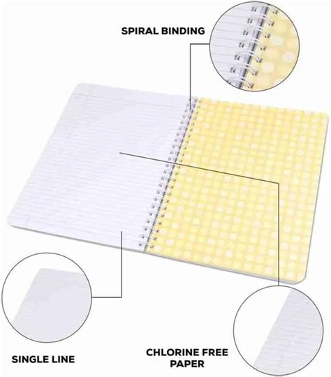 Classmate Pulse Notebook Soft Cover 6 Subject Spiral Binding Notebook